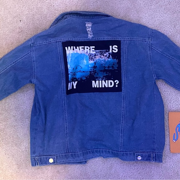 Jackets & Coats | Where Is My Mind Blue Jean Jacket | Poshmark